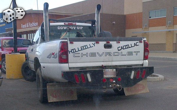 Hillbilly Caddy : You Drive What
